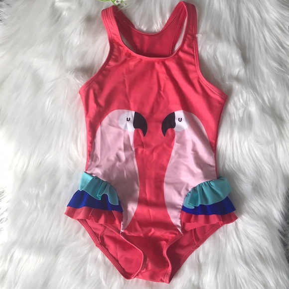 Swim | Toddler Girls One Piece Ruffle Swimsuit | Poshmark